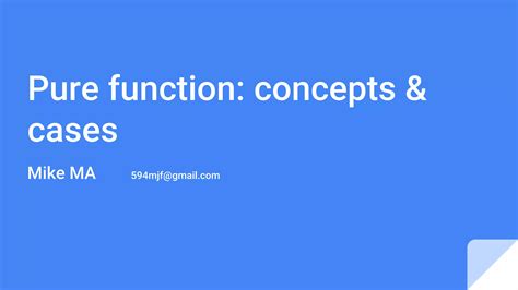 Pure Functions And Usage In Angular Ppt