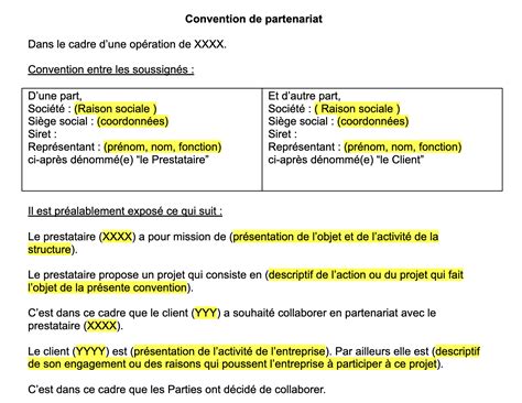 Exemple Lettre De Demande De Partenariat Guide Complet Freelance
