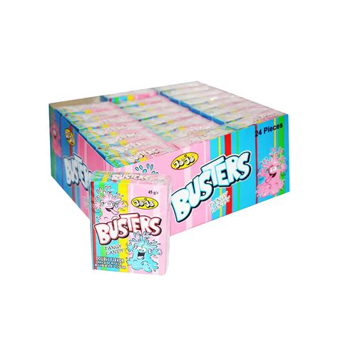 Busters Tangy Candy Bubblegum And Fruit Mix 45g