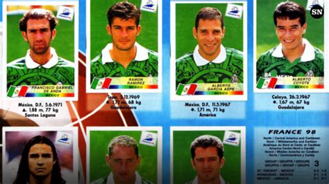 Las Estampas Del Mundial De Futbol Los Jugadores De México Que
