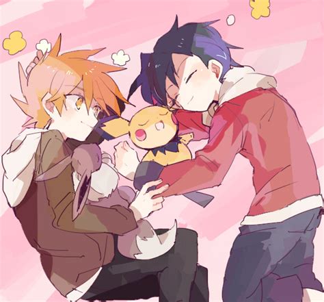 Smcms M Blue Oak Eevee Ethan Pokemon Pichu Nintendo Pokemon