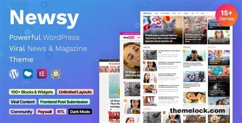 Newsy V254 Viral News And Magazine Wordpress Theme