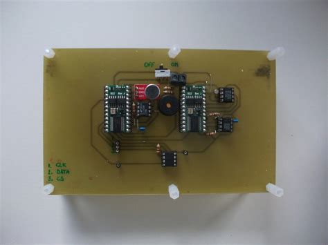 The Basic Stamp Ii Microcontroller On The Right Is Connected To A