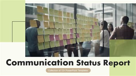 communication status report powerpoint ppt template bundles ppt