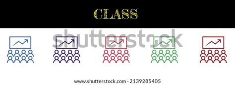 Class Vector Icon Vector Eps 10 Stock Vector Royalty Free 2139285405