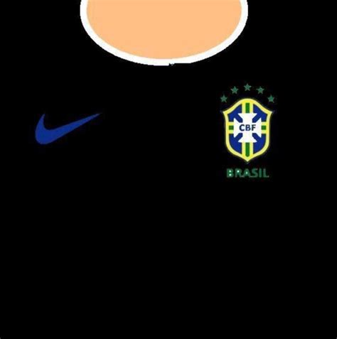 Brasil Preto Camiseta Masculina