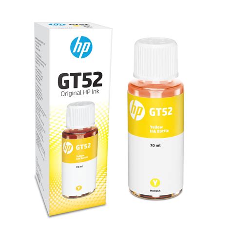 หมึกเติมอิงค์เจ็ท HP GT52 สีเหลือง