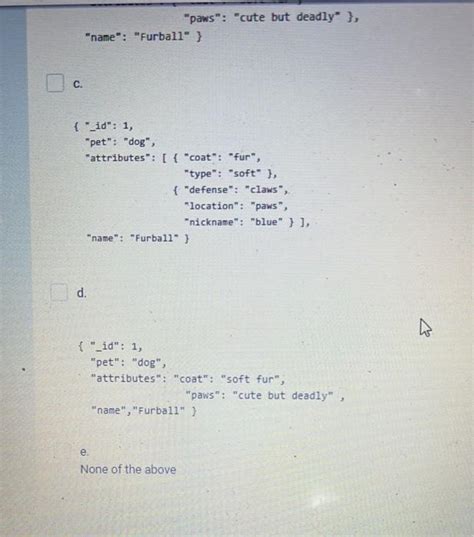 Solved Select Any Invalid Mongodb Documents From The Given