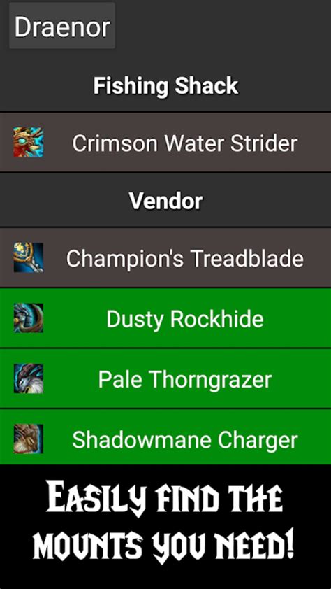 Wow Mount Tracker Apk For Android Download