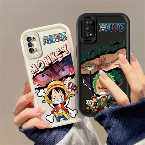 การ์ตูนluffy One Pieceเคสโทรศัพท์สําหรับoppo Reno 4 Reno 4f Reno 5f