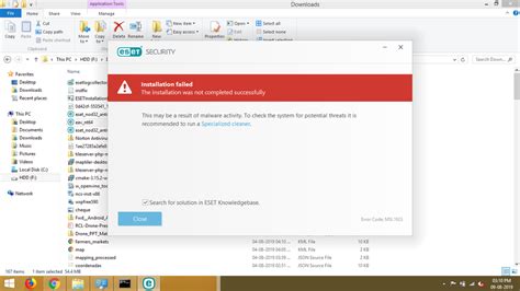 Error Code MSI 1923 Install Failed ESET NOD32 Antivirus ESET Security Forum