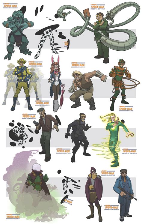 Awesome Spiderman Villains Iv By Dc Miller On Deviantart