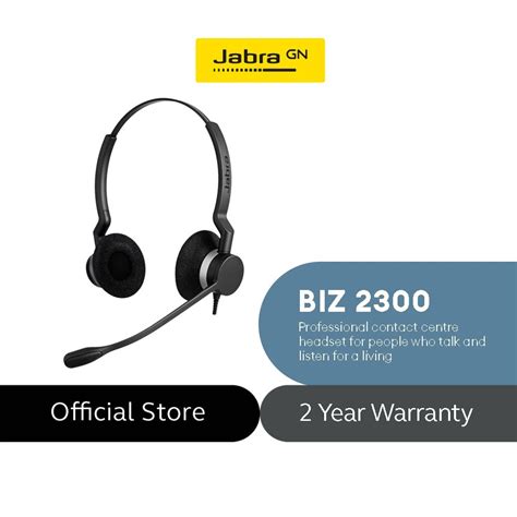 Jabra Biz QD Duo Wired Headset Shopee Philippines