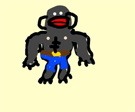 King Kong Wearing Pants Drawception