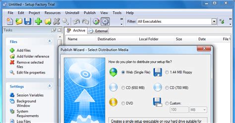 Setup Factory File Extensions