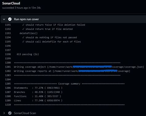 Code Coverage Not Detected By Sonarcloud Scan Sonarqube Cloud Sonar