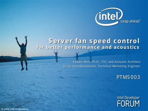 Server Fan Speed Control