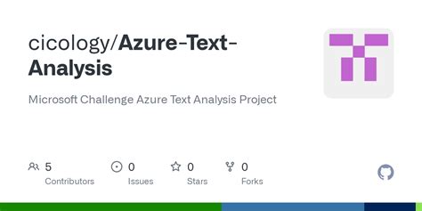 GitHub Cicology Azure Text Analysis Microsoft Challenge Azure Text