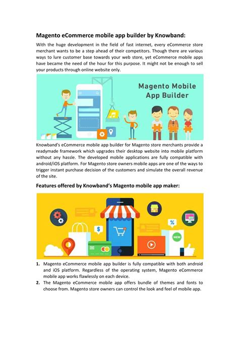 Ppt Magento Ecommerce Mobile App Builder By Knowband Powerpoint