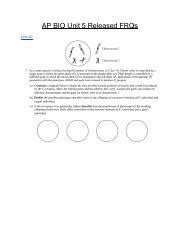 AP BIO Unit Released FRQs Pdf AP BIO Unit Released FRQs Answer Key