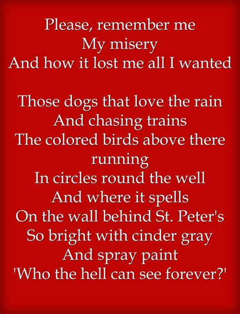 Please Remember Me My Misery And How It Lost Me All I Quozio