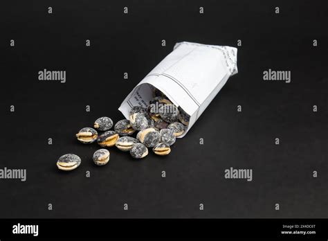 Fried Beans Or Sim Bichi Bhaja In A Paper Pack Or Thonga Popular Snacks Like Peanut Fava Beans