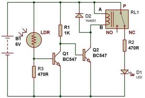 Light Ativated Relay Ckt Learn Easy Yourself