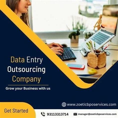 Data Entry Projects Outsourcing Company At ₹ 768000month In Noida