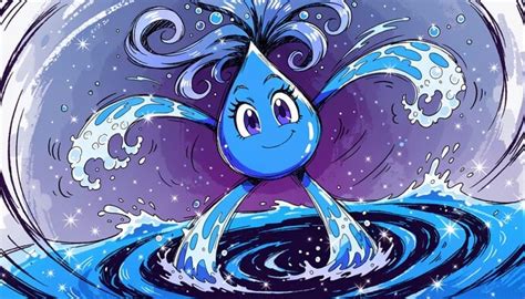 Free Anime Water Magic Image Anime Mascot Water Download At Stockcake