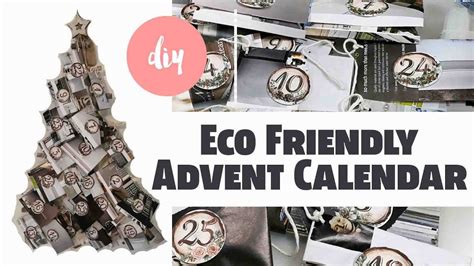diy advent calendar from magazine