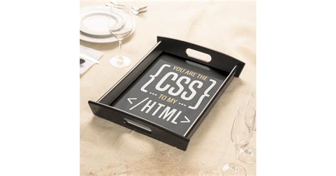 Css Html Serving Tray Zazzle
