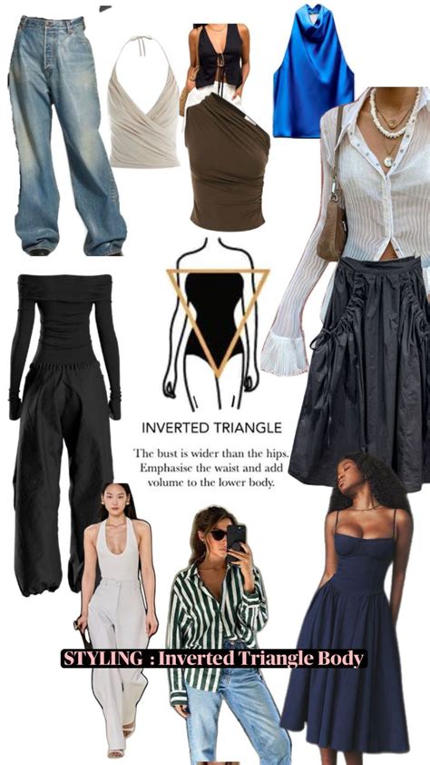 Styling Inverted Triangle Body In 2025 Inverted Triangle Outfits Inverted Triangle Fashion