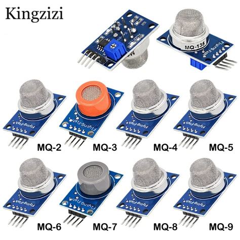 Mq 2 3 4 5 6 7 8 9 135 Módulo Sensor De Gás Liquefeito De Metano De Detecção De Fumaça Para
