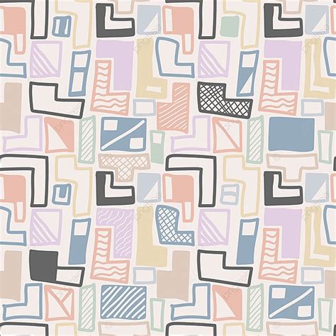 Seamless Geometric Pattern With Abstract Shapes For Texture Background Texture Embossing