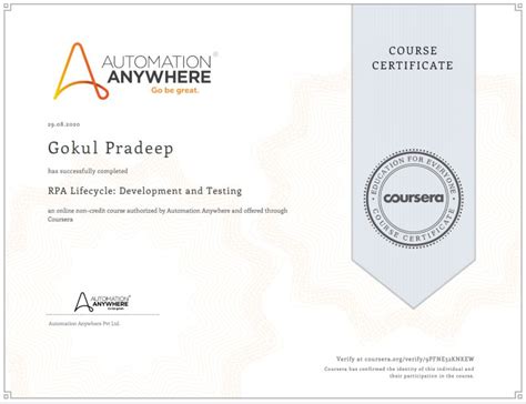 Gokul Pradeep On Linkedin Rpadevelopment Automationanywhere