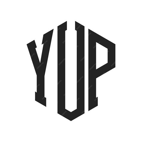 Desenho Do Logotipo Yup Letra Inicial Yup Monograma Logotipo Usando