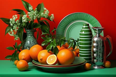 Premium Photo Still Life With Psychedelic Colored Background