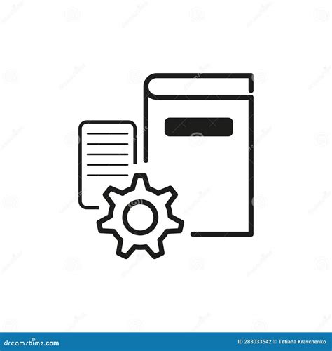 Technical Documentation Icon Vector Illustration Stock Image Stock Vector Illustration Of