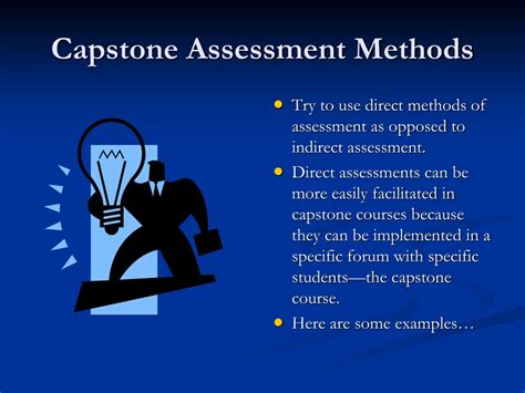 Ppt Organizing A Capstone Assessment Plan Methods And Purpose