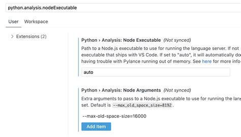 Pylance Visual Studio Code Python Language Server Crashes With JavaScript Out Of Memory