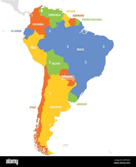 South American Country Maps Clip Art Set 3 Different Styles Of Map