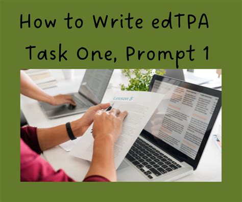 How To Write Edtpa Task One Prompt 1 — Terryl Yates Buymeacoffee