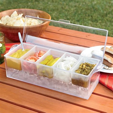 Chilled Condiment Caddy Condiment Caddy Cooking Gadgets Food