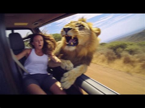 African Lion Safari Car