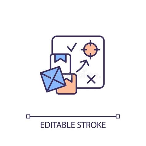 Customizable Optimization Algorithms Linear Icon Stock Vector Illustration Of Line Outline