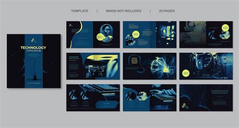 Square Technology Catalogue Brochure Premium Psd