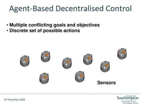 PPT Agent Based Decentralised Control Of Complex Distributed Systems PowerPoint Presentation