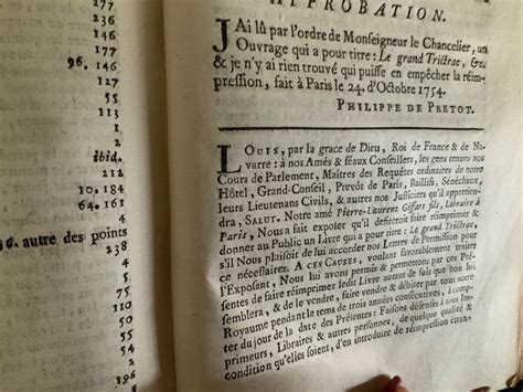 proantic book 18th century the grand tric trac dated 1756