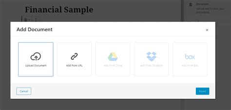 How To Embed Pdf Spreadsheet And Word File In Wordpress Blog