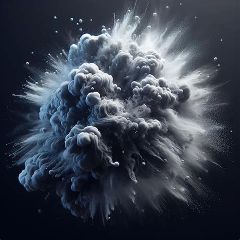 Premium Photo Explosion Of Powder